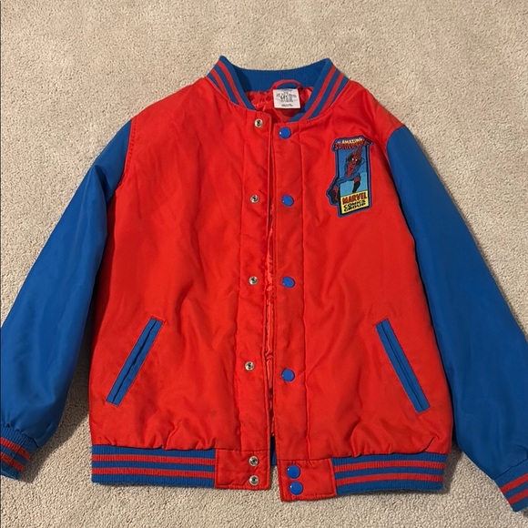 Marvel | Jackets & Coats | Marvel Kids Red And Blue Jacket | Poshmark